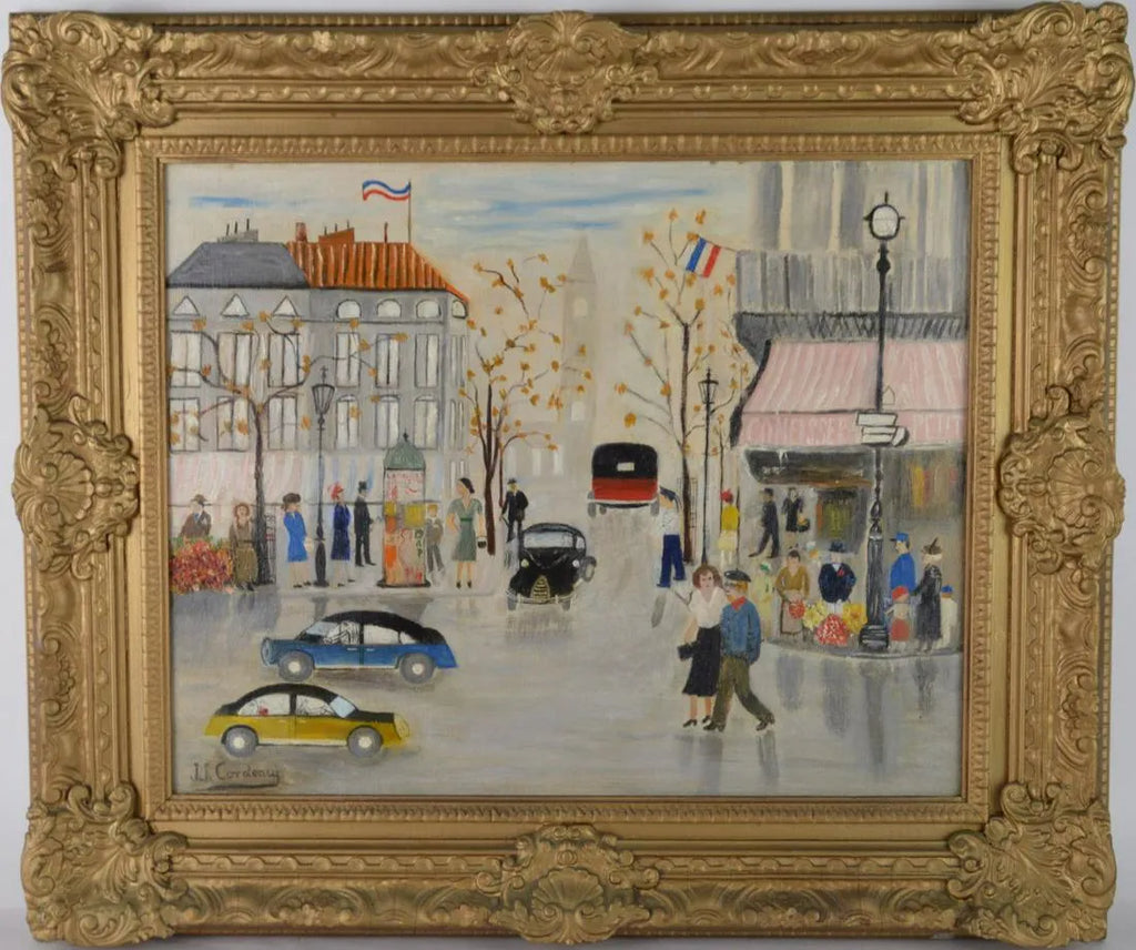 French Street Scene Painting – Maison Maison Design