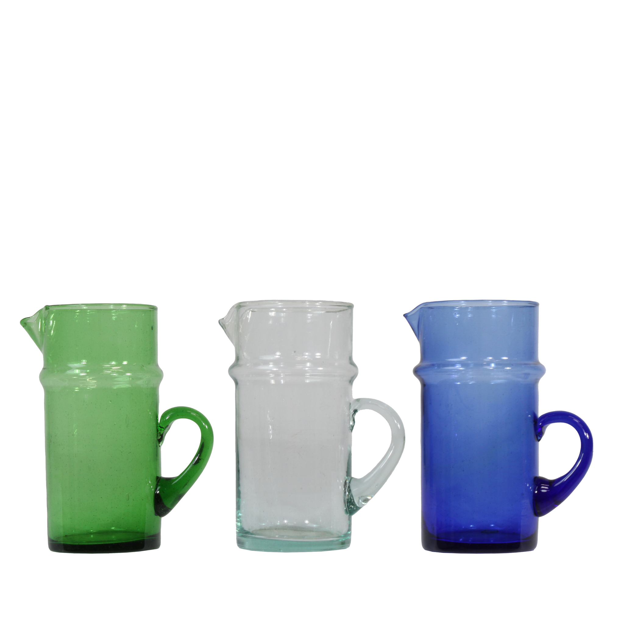 Vintage Style Color Glass Pitcher