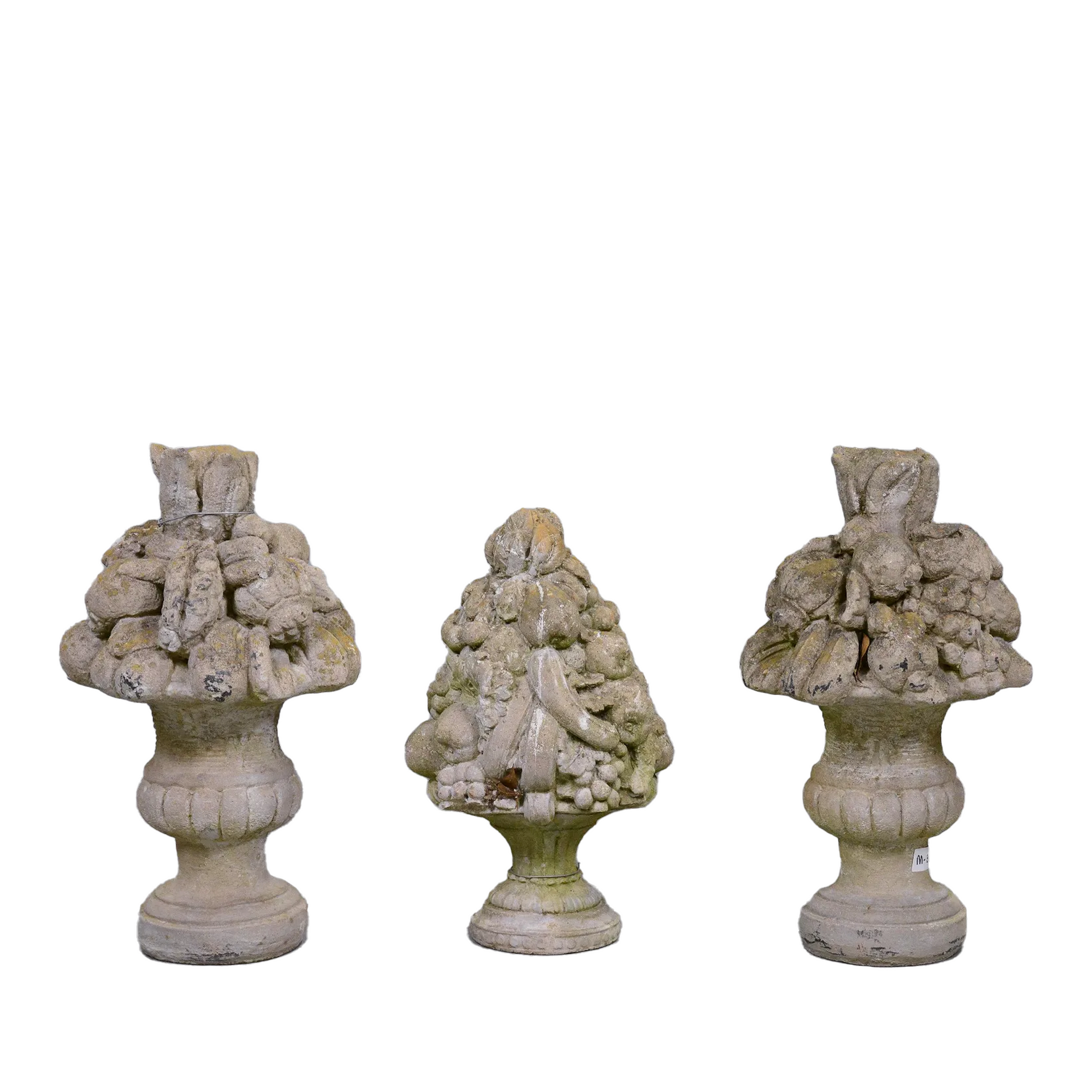 stone fruit finials