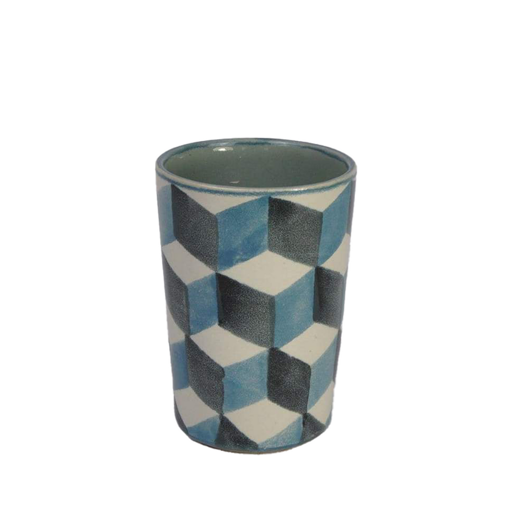 Blue Cube Beaker – Maison Maison Design